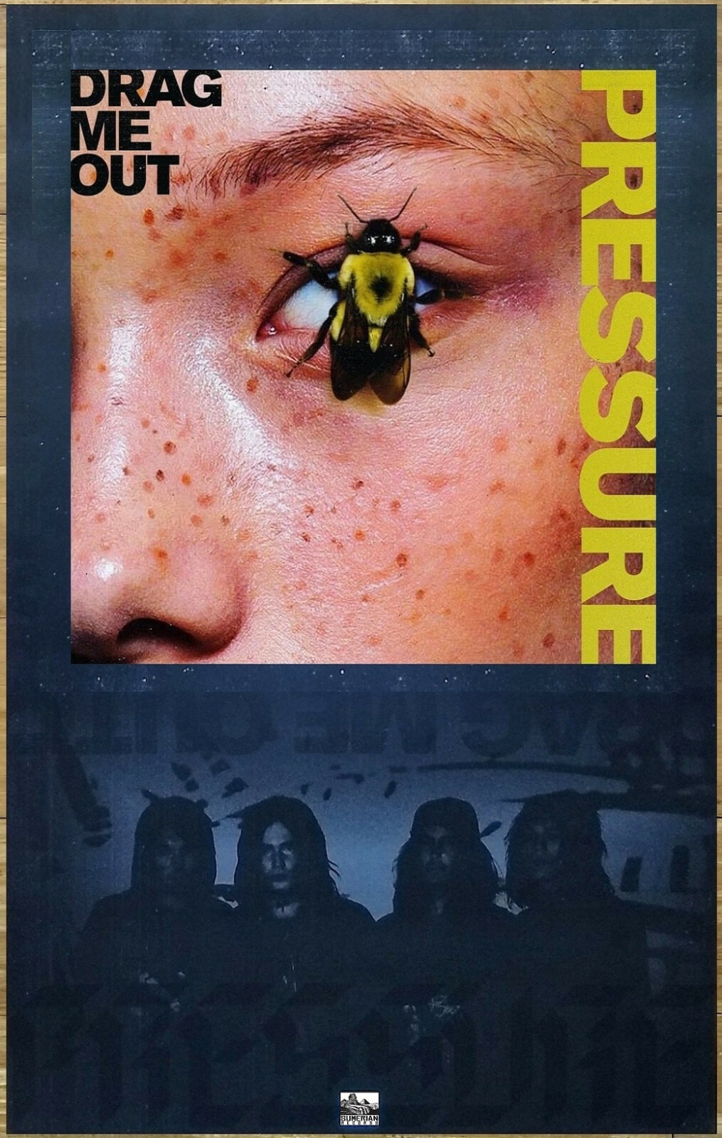 DRAG ME OUT Pressure Ltd Ed RARE Tour Poster! Metalcore Rock ASKING ...