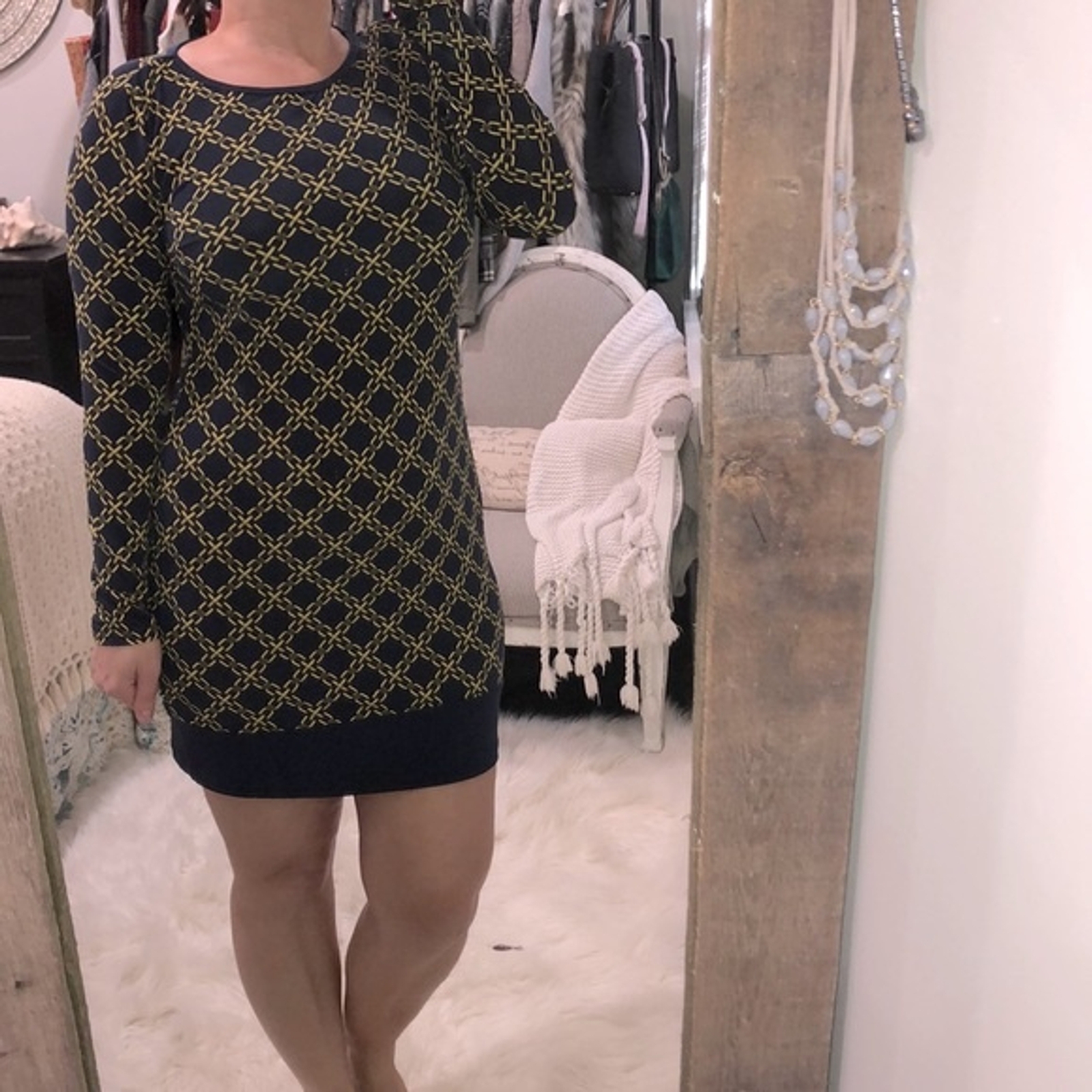 Michael Michael Kors medium navy chain link dress - Gem