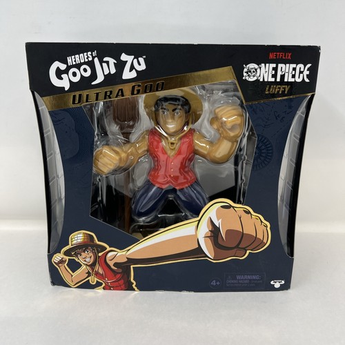 LUFFY ONE PIECE Heroes of Goo Jit Zu ULTRA GOO Netflix 2024 Stretchy 7 ...
