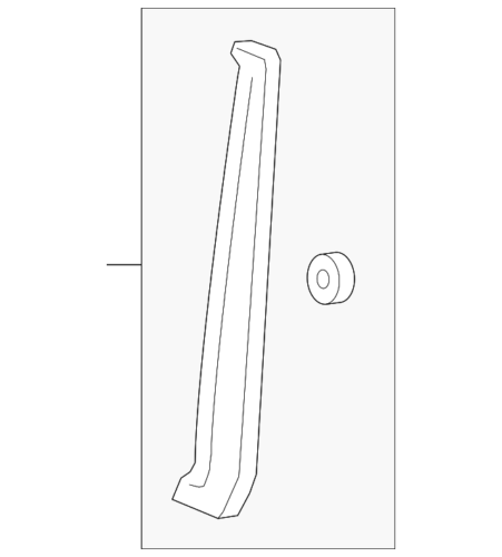 GM OEM 15-20 Escalade ESV Quarter Panel Exterior Trim-Front Molding ...