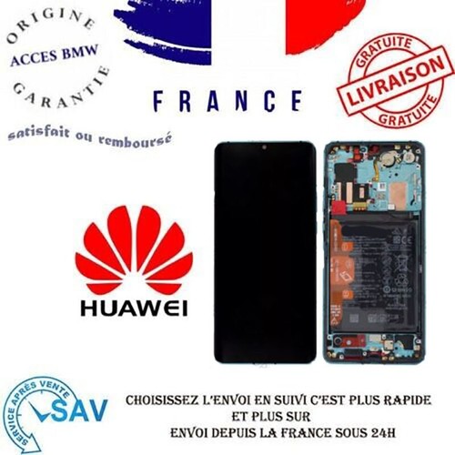 Original Ecran Complet + chassis Aurora Bleu Reconditionné Pour Huawei ...