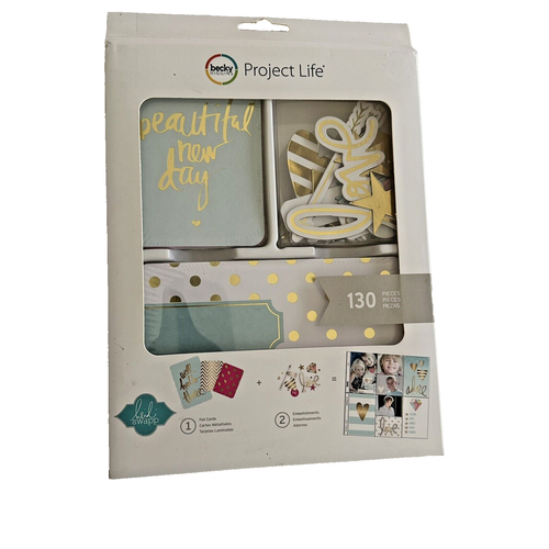 Becky Higgins Project Life Foil Kit New Scrapbook Journaling Cards ...