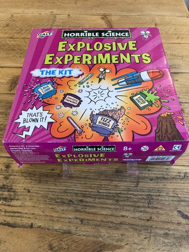 Horrible Science - Explosive Experiments Kids Science Kit Age 8 Galt ...