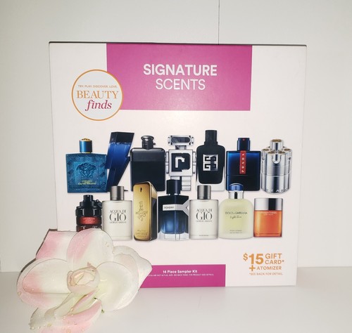 Ulta Men's Signature Scents 14pc Cologne Sampler Fragrance Gift Set for ...