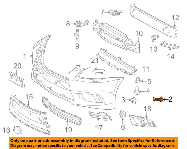 TOYOTA OEM Front Bumper-bumper Cover Clip Left 4774950090 for sale ...