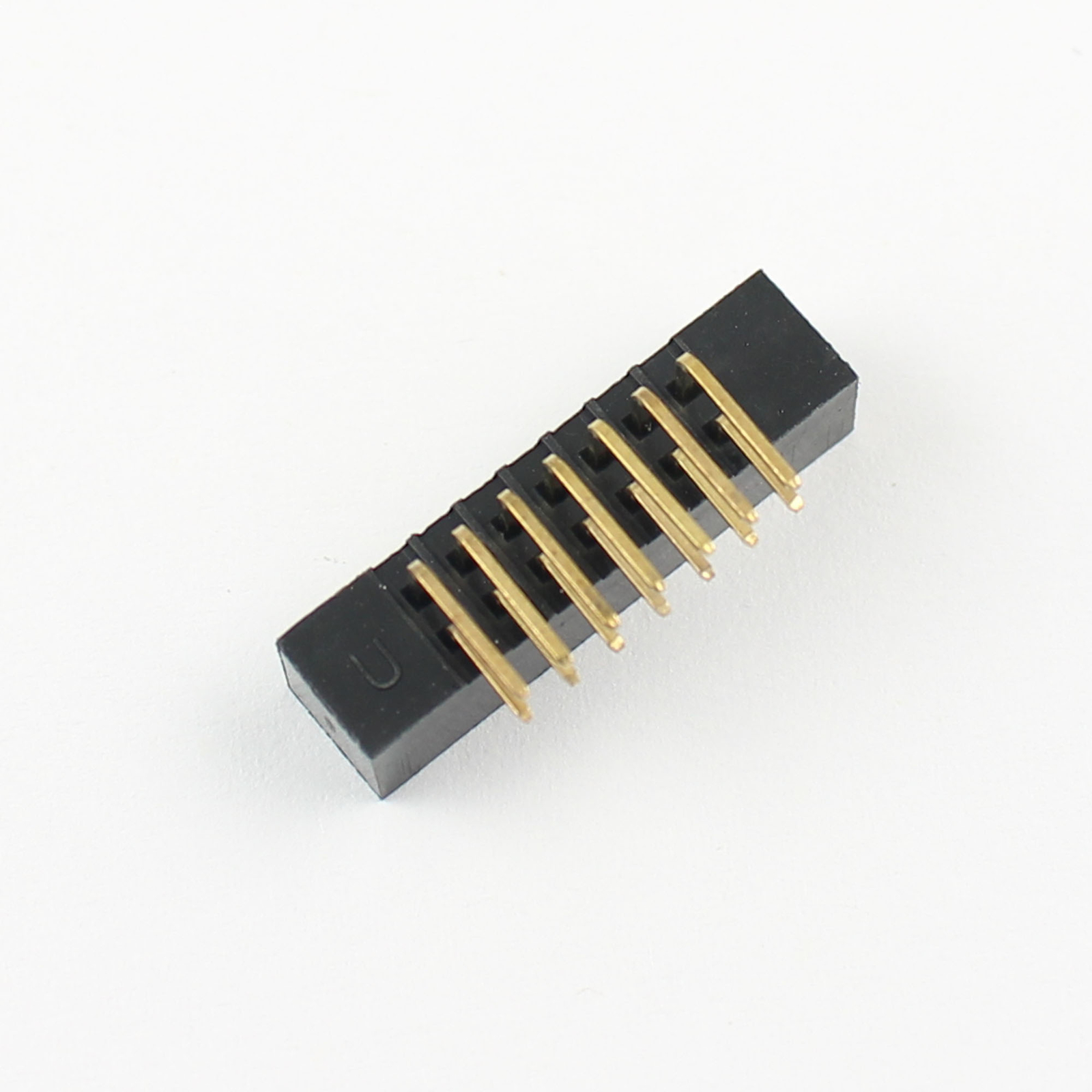 100Pcs 2mm 2x7 Pin 14 Pin Right Angle Male Shrouded Box Header IDC ...