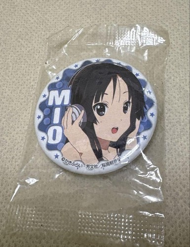 K-On Mio Mini Can Badge Official Anime Pin Badge Limited Edition Unused ...