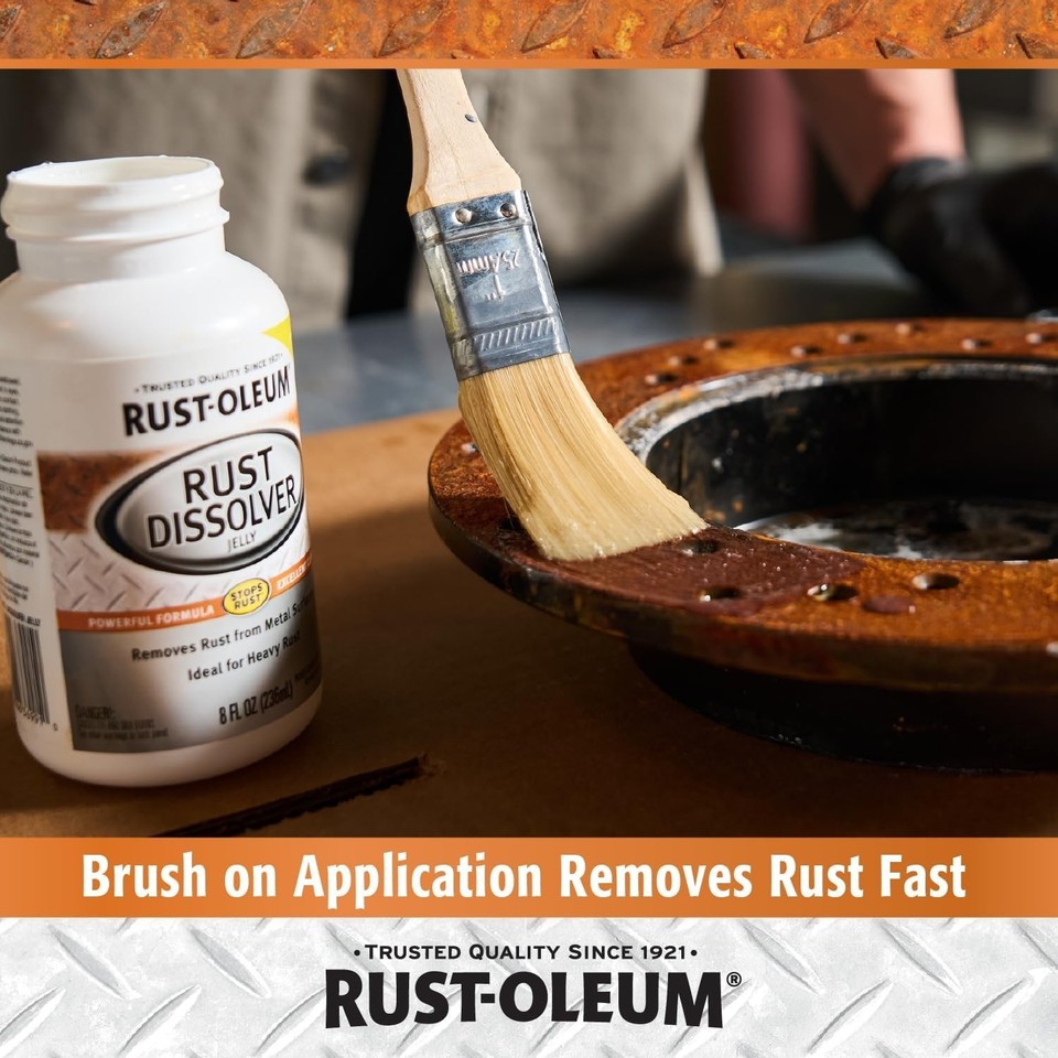 Rust Dissolver Jelly | Heavy-Duty Corrosion Remover for Metal Tools | 8 ...
