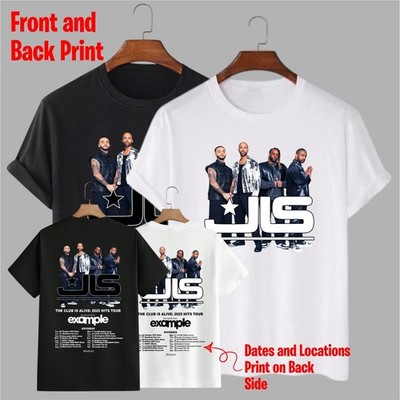JLS Boy Band T Shirt JLS the club is Alive 2025 T Shirt UK Tour Tee Pop ...
