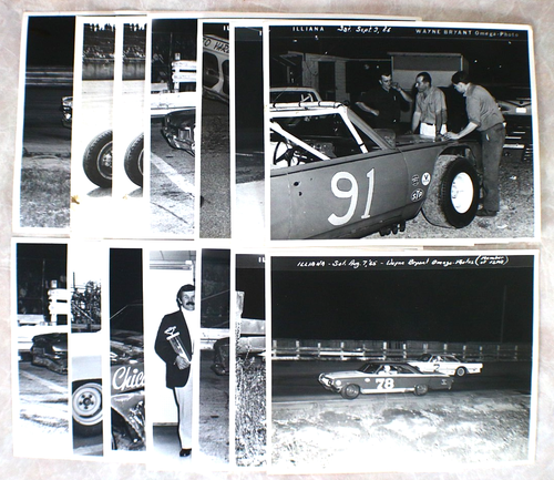 vintage illiana raceway schererville indiana 8x10 racing photos QTY. 14 ...
