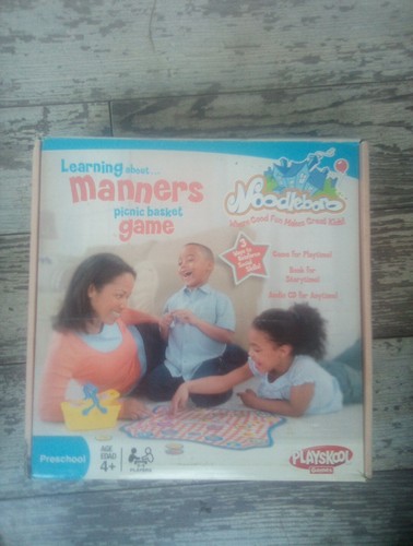 Playskool Hasbro Learning About Manners Picnic Basket Game CD,Book ...