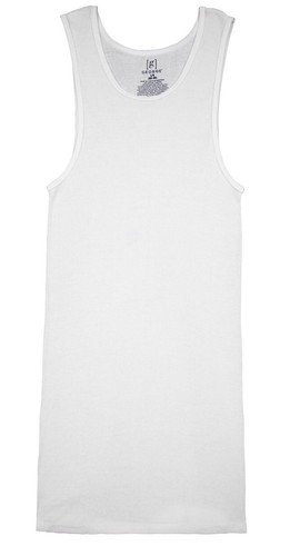 George Men’s A-Shirts Only 6 Pack White Sleeveless Tees Small | eBay