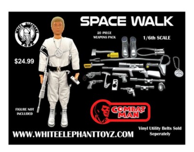 Reproduction Gi Joe Silver accessories factory made Magnum Power ...