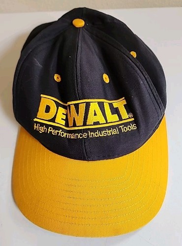 Vintage DeWalt Snapback Hat Cap High Performance Industrial Tools ...