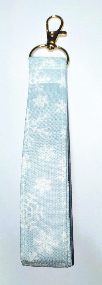 Handmade Fabric Key Fob Strap, Personalized Embroidered Key Fob ...