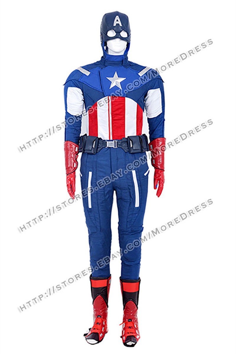 Captain America Costume Adult