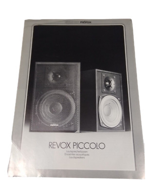 Studder Revox Piccolo LoudSpeaker Brochure | eBay