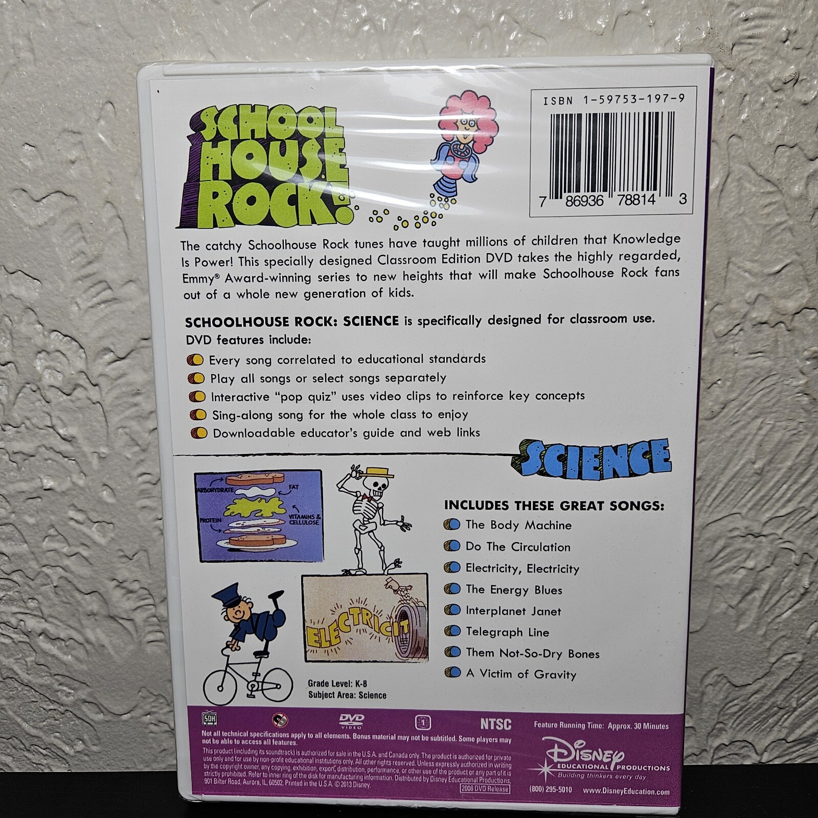 Schoolhouse Rock - Science Rock (DVD, 2009) for sale online | eBay