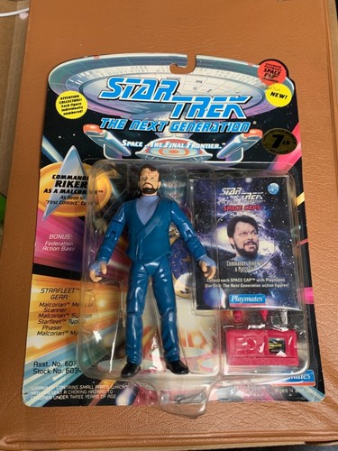 Star Trek Next Generation Commander Riker as Malcorian 5" Figure 1994 ...