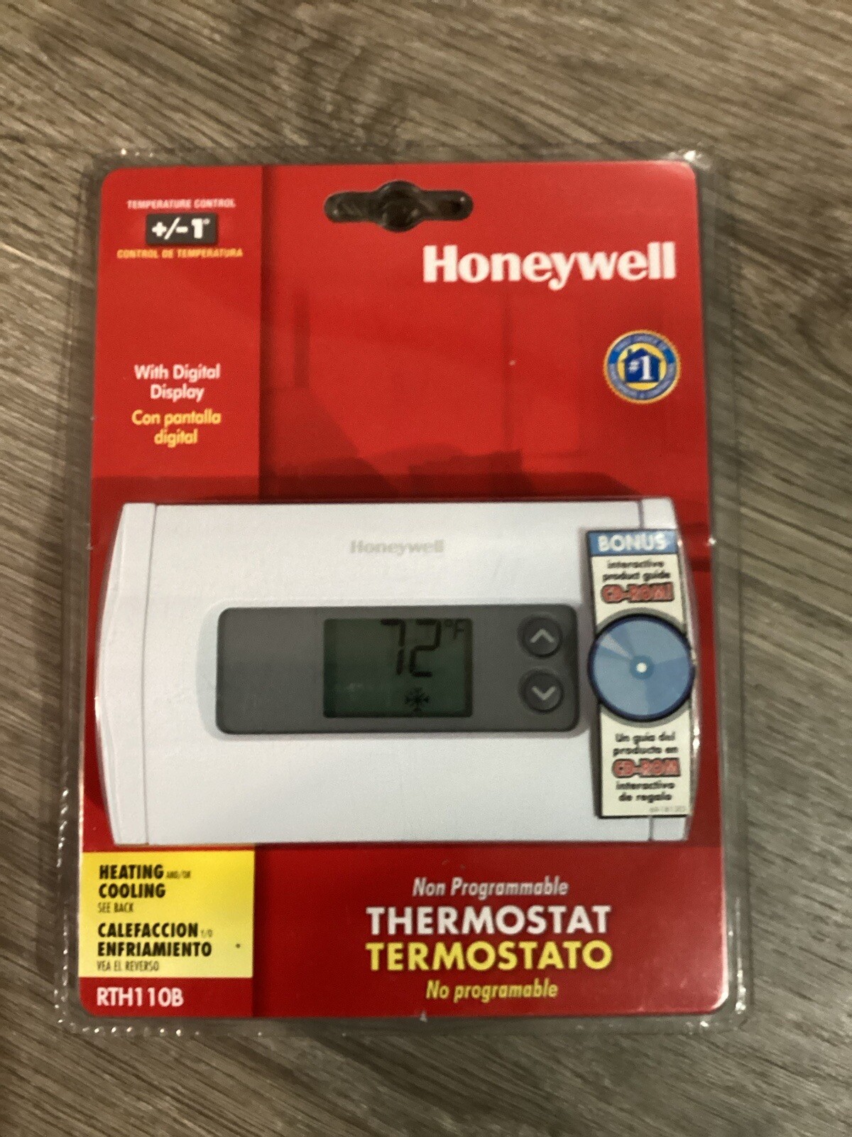 Honeywell+RTH110B+Horizontal+Digital+Manual+Thermostat for sale online ...