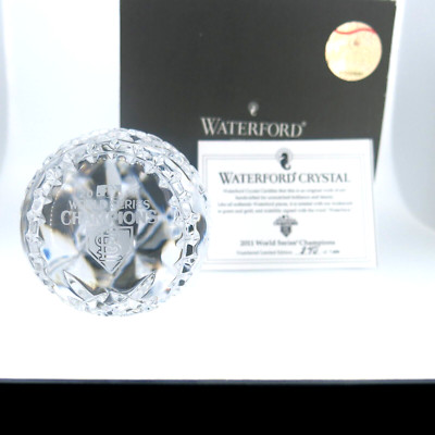 St. Louis Cardinals Waterford Crystal Baseball 2011 World Series ...