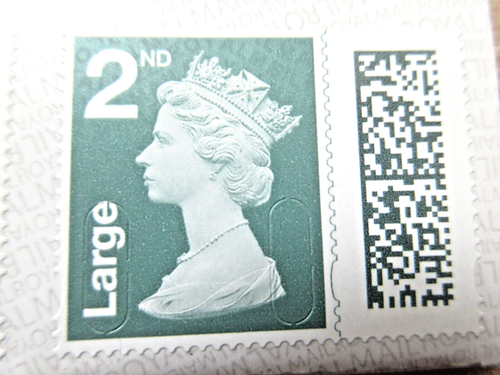 2nd Class Large Letter Postage Stamps 100% Genuine Royal Mail FREE ...