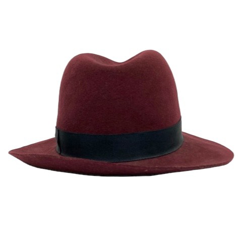 Ca4L Ca4La Hat Folded Wool Ribbon Red Bordeaux Women'S AHA69 | eBay