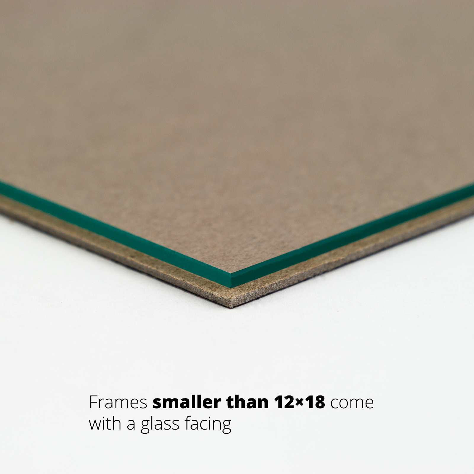 Craig Frames Contemporary 1" Modern White Picture Frame With a Single ...