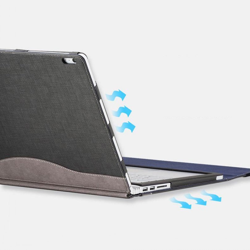 For Microsoft Surface Book 13.5'' Laptop Case Business PU Leather ...