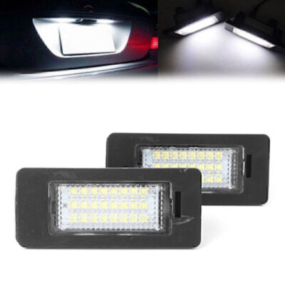 LED Error Free License Number Plate Light Lamp For BMW E82 E88 E90 E92 ...