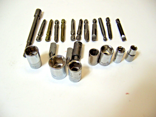 odd & end Screwdriver tips and sockets #R468 | eBay