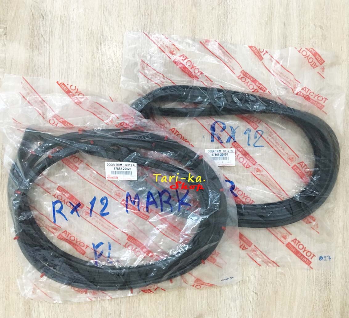 Door Rubber Weatherstrip Seal Set FL - FR Fits Toyota RX12 Sedan 4Doors ...