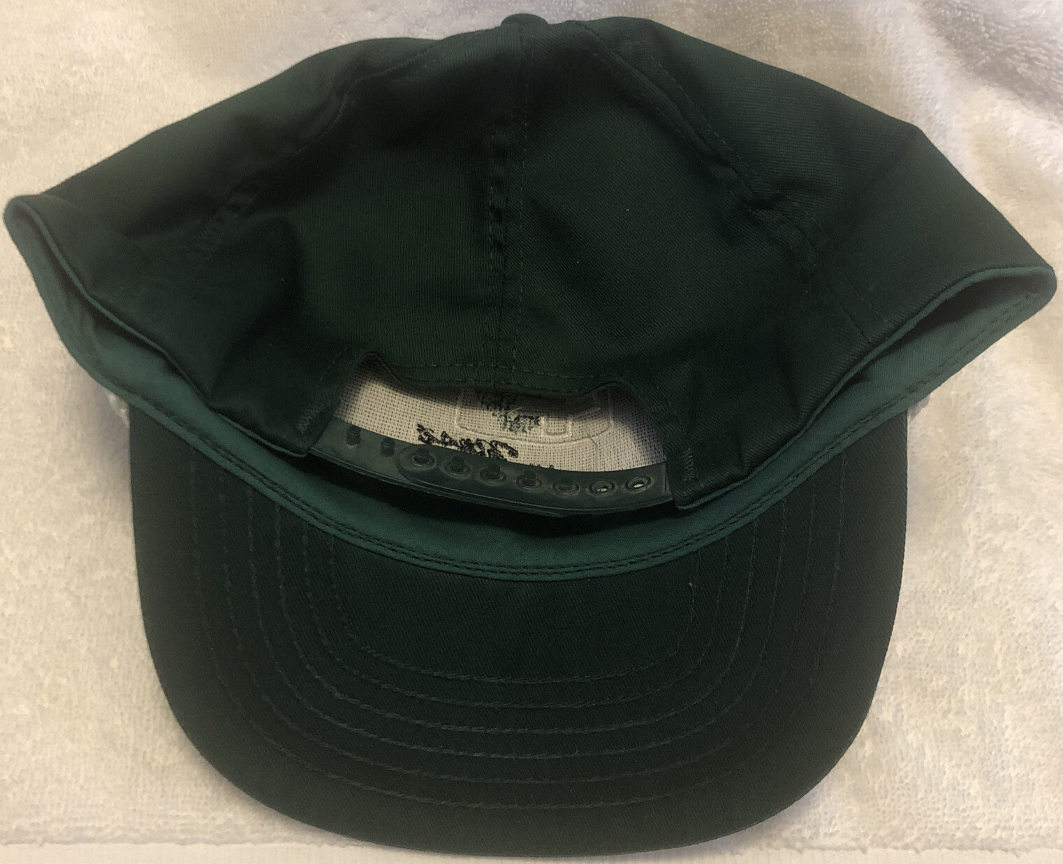 Safety First Snapback Green Vintage Hat Adjustable Ma… - Gem