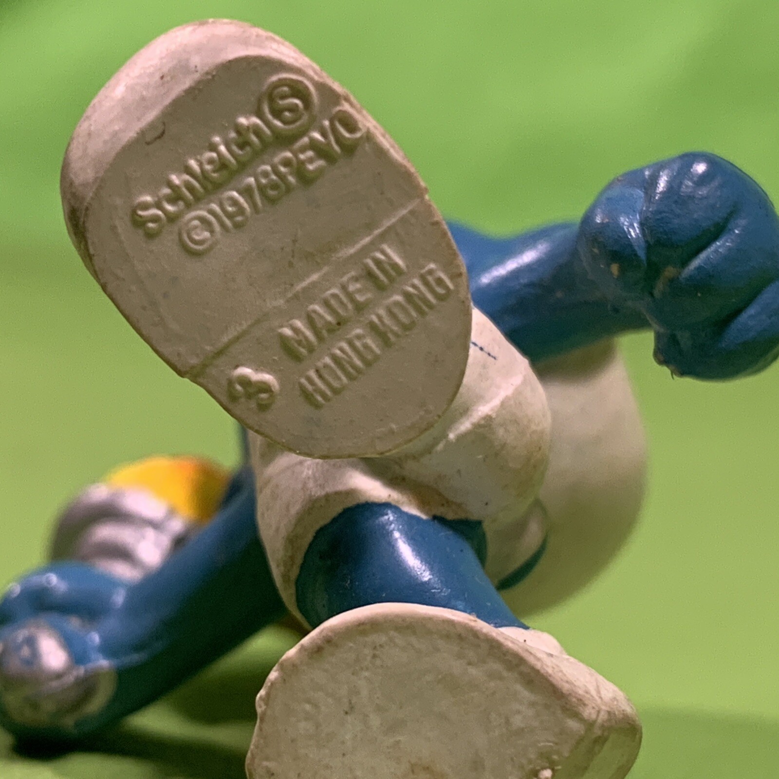 Smurfs Olympic Torchbearer Figure Torch Runner Vintage 1978 peyo ...