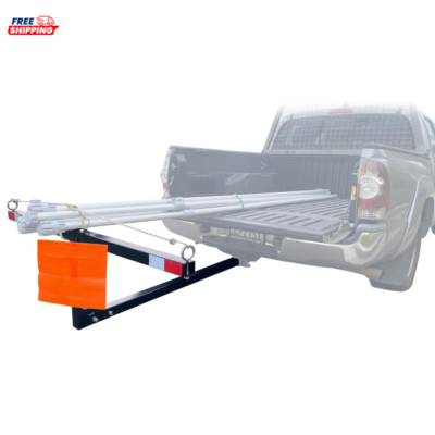 350LB Load Extender Truck Hitch Support Haul Ladder Lumber Rack Roof ...