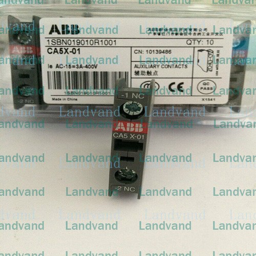 10PC new ABB CA5X-01 CA5X01 AUXILIARY CONTACT 1NC Fast Shipping | eBay
