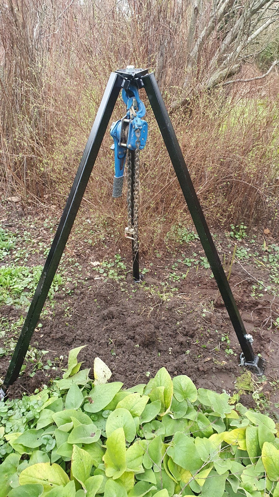 Stump puller tripod | eBay UK