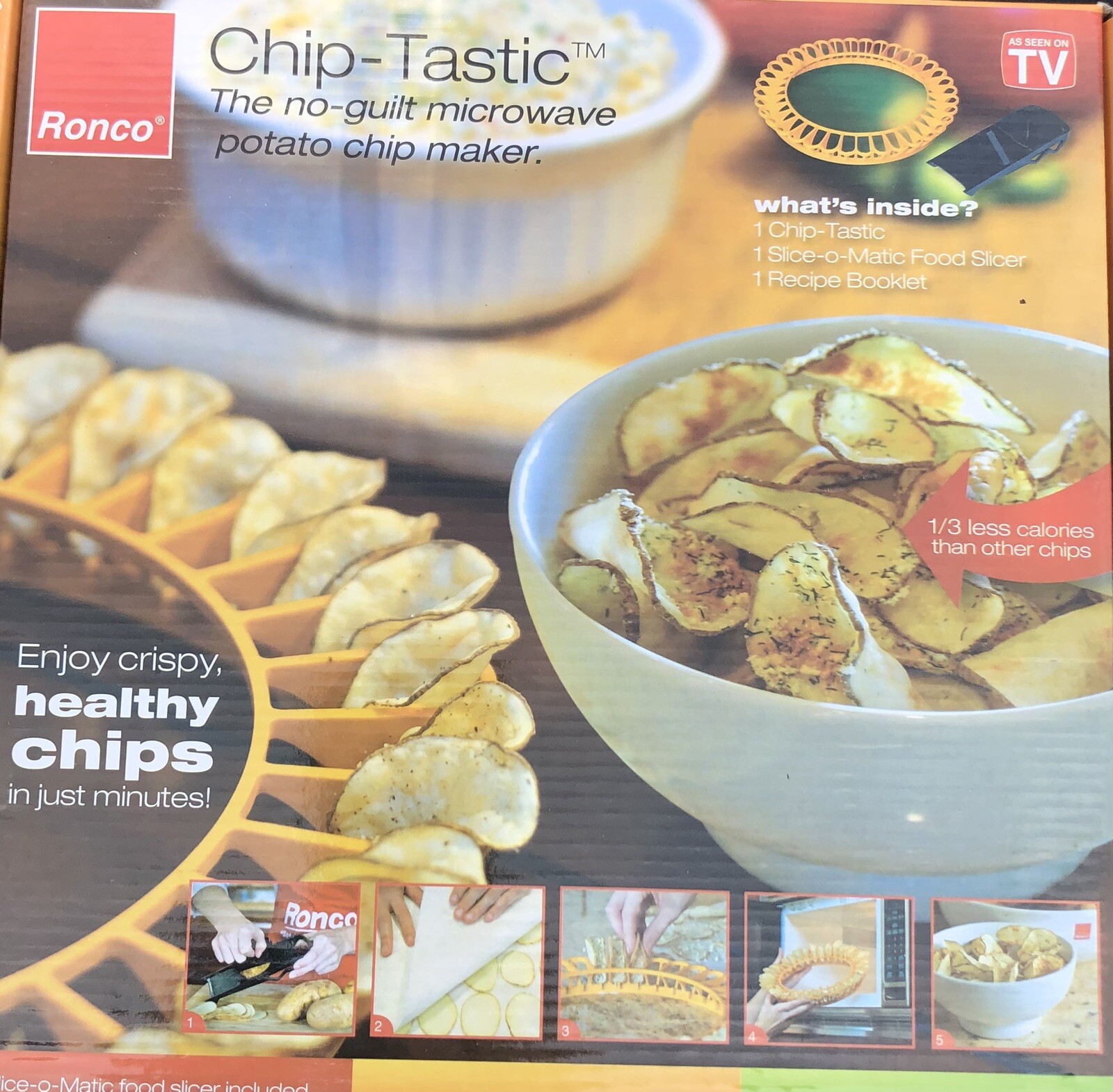 Ronco CH1001YLGEN Chip-Tastic Microwave Cooker | eBay