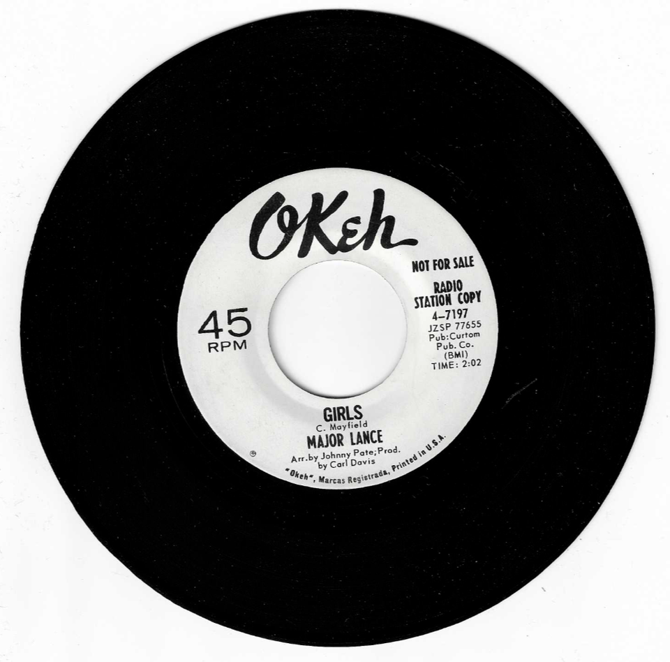 NORTHERN SOUL 45 RPM - MAJOR LANCE -OKEH RECORDS " IT AIN'T NO USE" | eBay