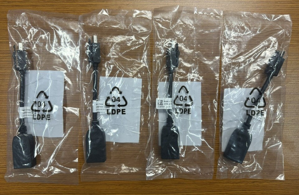 Dell Display Port DP to Mini DP Adapter Cable 0FKKK (Lot of 4) - Brand ...