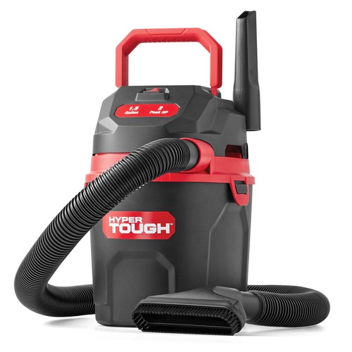 Hyper Tough 1.5 Gallon 2 Peak HP Poly Wet/Dry Vacuum, VH105 3502, New ...