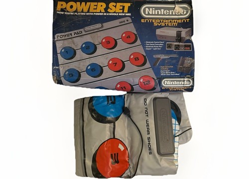 1988 Nintendo Entertainment System NES Power Set w/ Power Pad And ...