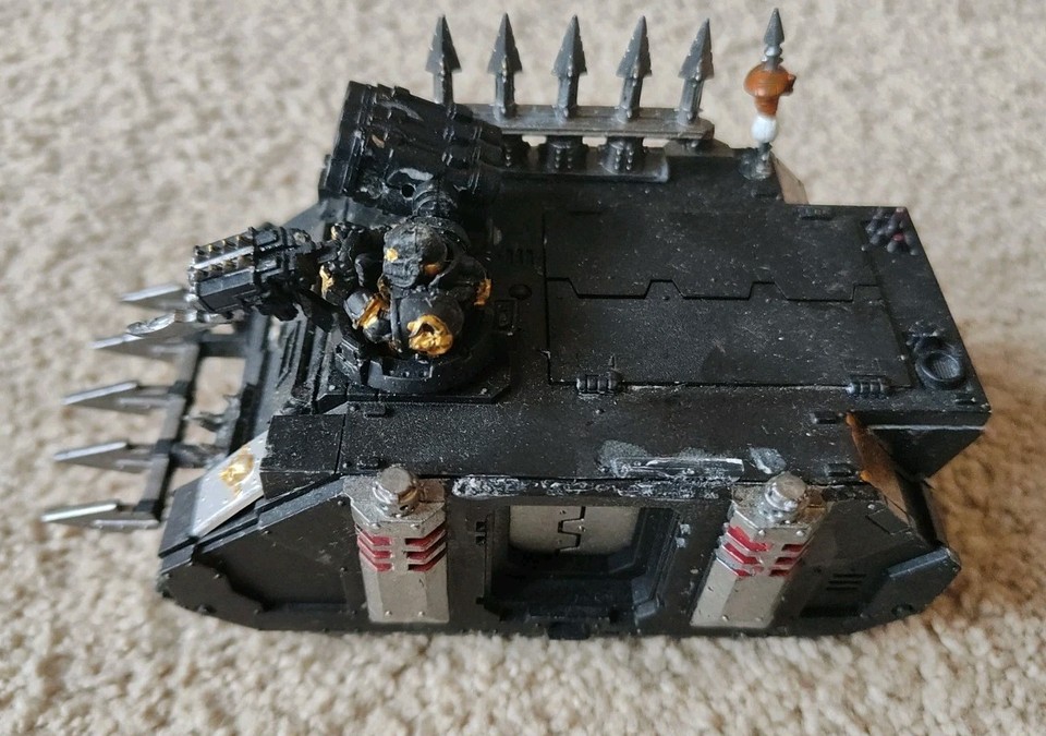 Iron Warriors Chaos Space Marine Rhino APC Warhammer 40K Classic Games ...