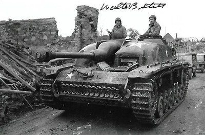 Walter Stitt signed-auto 4x6 photo Battle of The Bulge Gunner WW II COA ...
