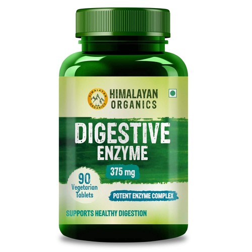 Himalayan Organics Digestive Enzyme Supplement for Improve Digestion 90 ...