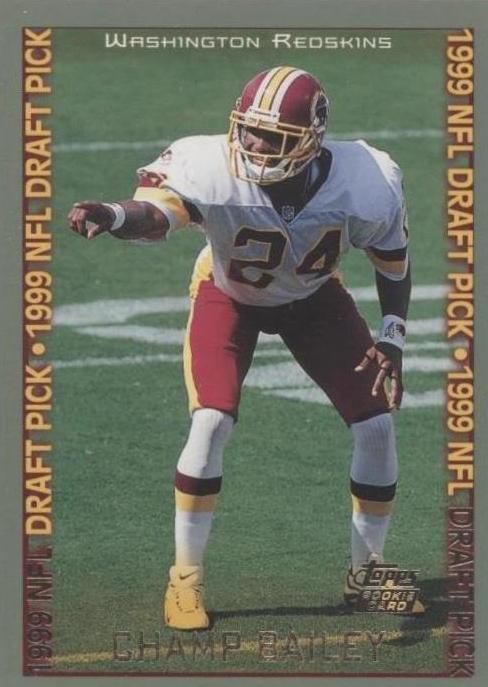 1999 Topps - 1999 NFL Draft Pick Champ Bailey #354 (RC) for sale online ...