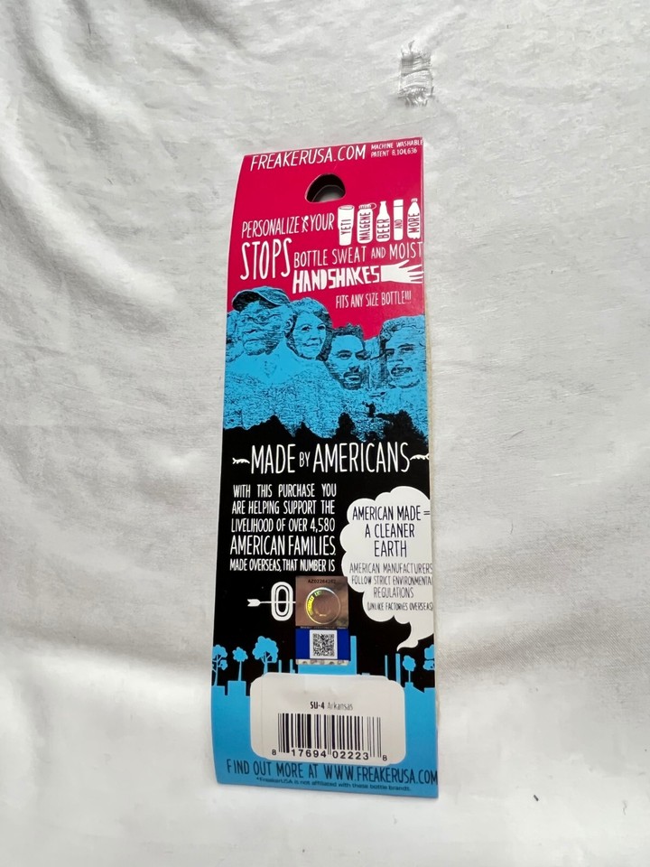 Freakers- NCAA- Arkansas Razorbacks beverage Socks- Fits most bottle ...