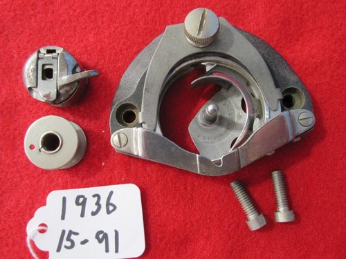 Singer 15-91 & 15- Sewing Machine Bobbin Case Hook Shuttle Race ...