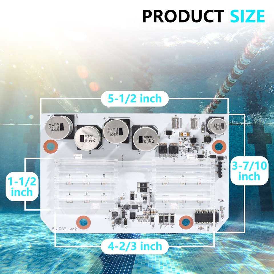 619818Z LED Light Engine Board Kit Fit IntelliBrite 5G Color LED Pool ...
