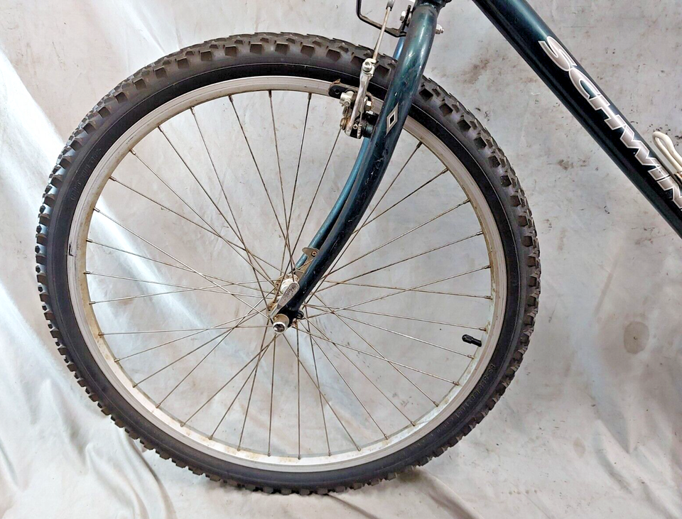 1992 Schwinn Frontier GS MTB Bike Large 21" Hardtail Rigid Green Steel ...